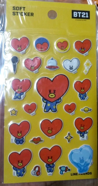 BTS V TATA soft sticker bt21 produits officiels EUR 9,95 - PicClick FR