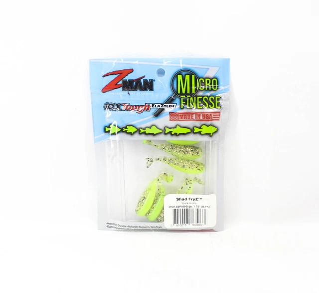 ZMAN SOFT LURE Shad FryZ 1.75 Inch 8/Pack Space Guppy (3963) $19.42 ...