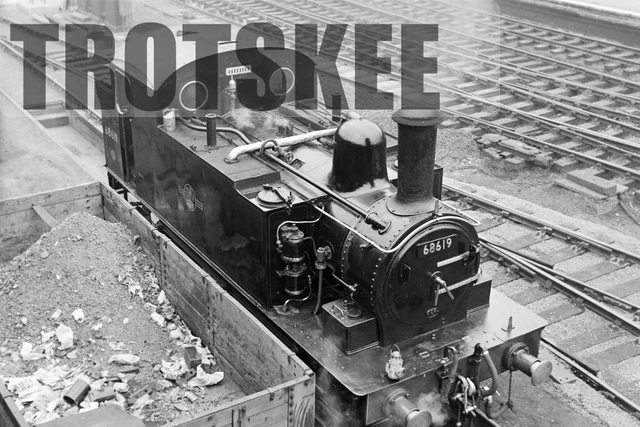 NEGATIVE BR BRITISH Railway Steam Loco 68619 Class J69 Liverpool St ...