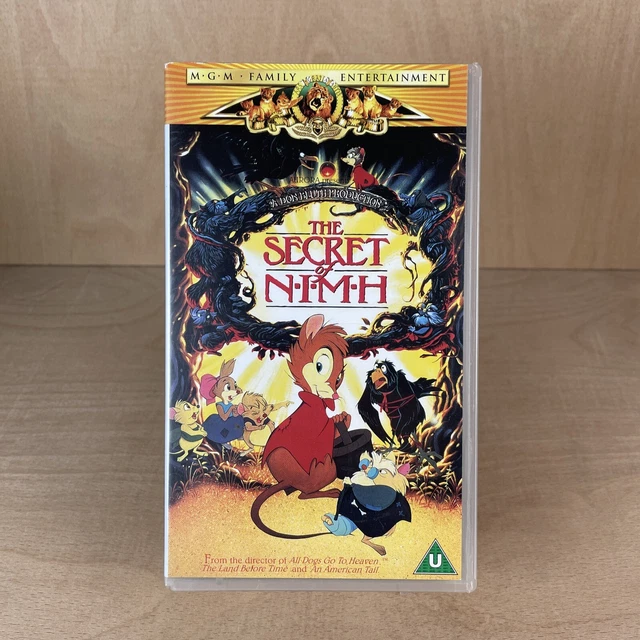 THE SECRET OF Nimh Vintage 80s VHS MGM Video 1982 Don Bluth Animated ...