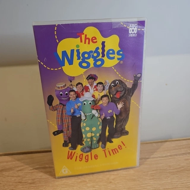 VHS WIGGLES VIDEO WIGGLE TIME ABC Kids Video PAL 1998 Original Cast $10 ...