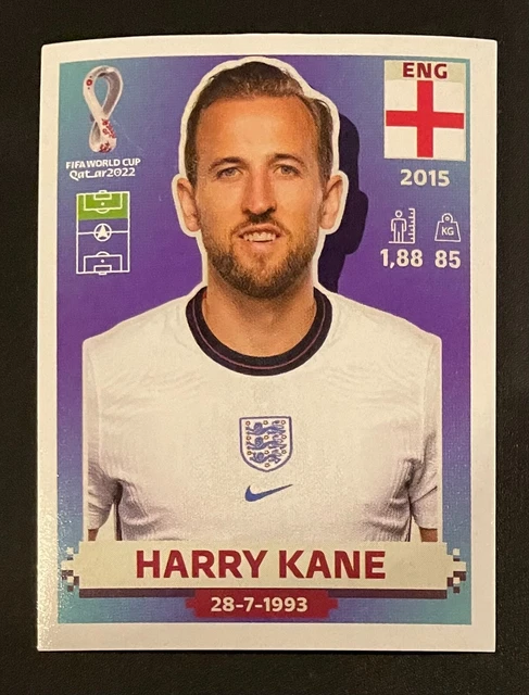 #ENG 18 HARRY Kane England 2022 FIFA World Cup Qatar Sticker $0.99 ...