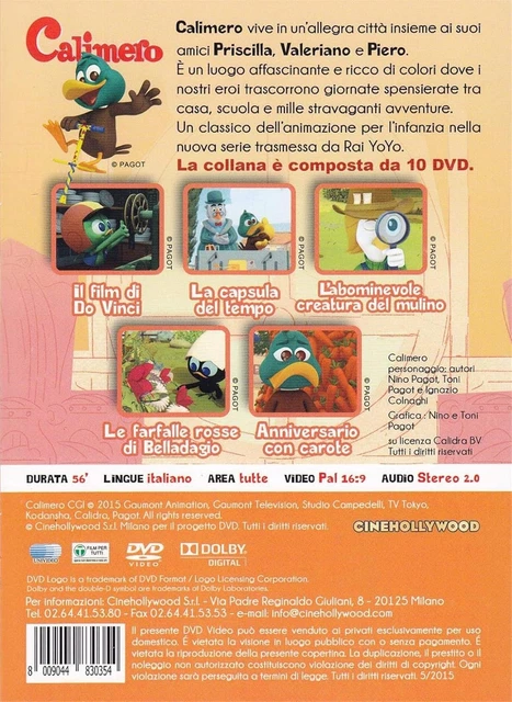 CALIMERO 07 - fuori dal guscio (DVD) Cartoni Animati £4.88 - PicClick UK