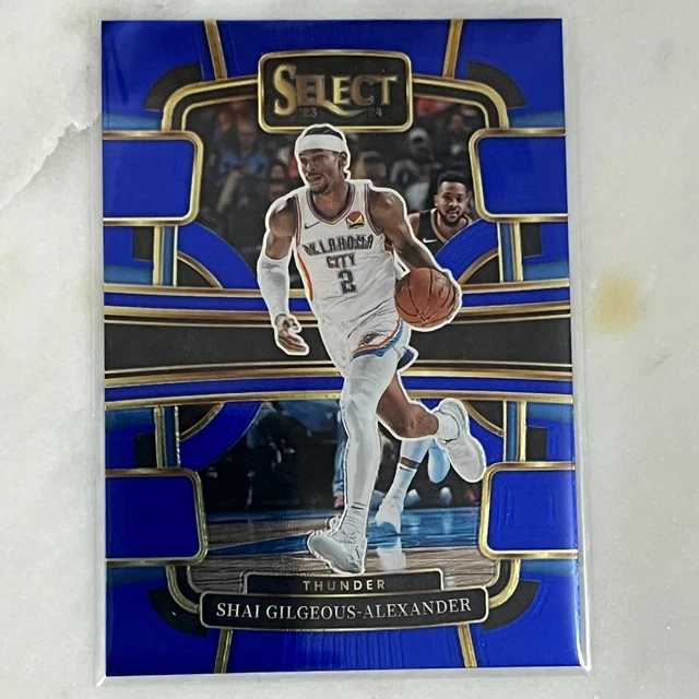 2023-24 PANINI SELECT - #57 Shai Gilgeous-Alexander Blue Acourse OKC ...