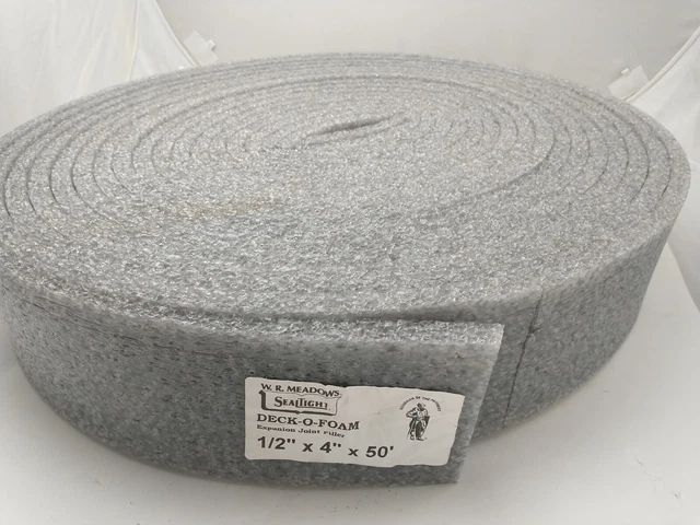 W.R. MEADOWS DECK-O-FOAM Expansion Joint Filler £11.90 - PicClick UK