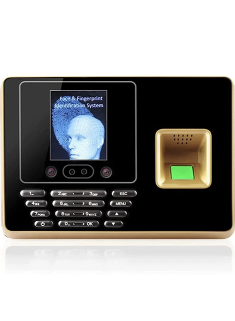 BIOMETRIC FINGERPRINT TIME Clock, Face Recognition Attendance Machine ...