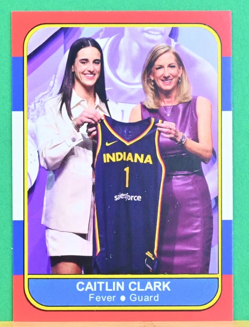 2024 RC CAITLIN Clark Indiana Fever Sports Journal 1/1.000 scheda ...