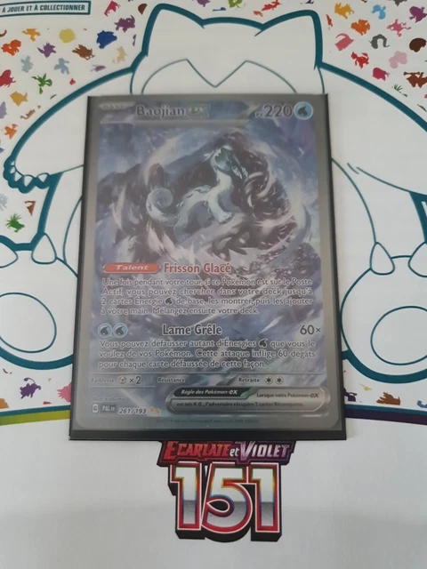 CARTE BAOJIAN EX 261/193 Pokémon Évolutions à Paldea Alternative sous sleeve EUR 50,00 - PicClick FR