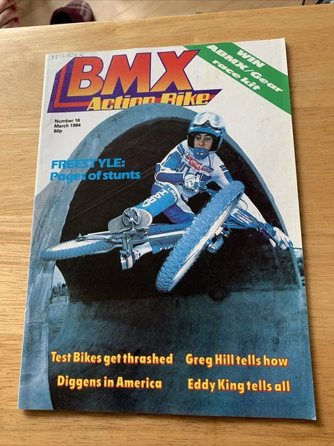 OLD SCHOOL VINTAGE Bmx Action Bike Magazine March 1984 Issue Number 16 ...