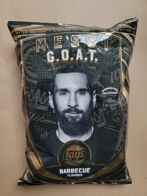 LAY'S LIONEL MESSI GOAT Limited Edition BBQ Potato Chips - New SEALED £ ...