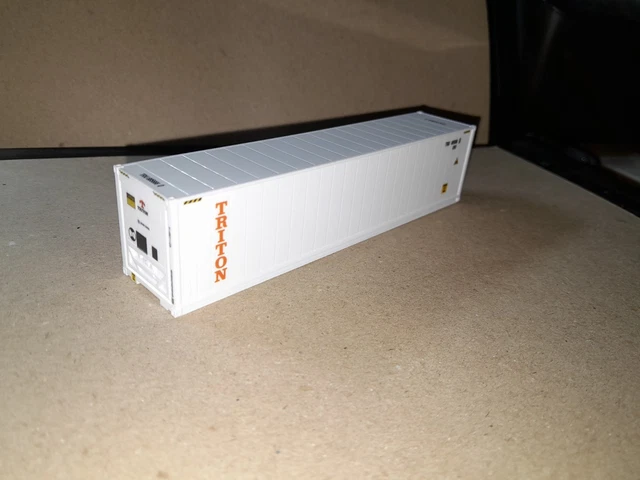 HERPA 40FT. " T R I T O N " Highcube Kühl Container 1:87 EUR 11,15 ...