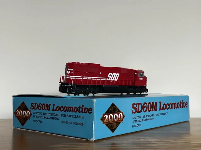 PROTO 2000 HO Scale SD60M. SOO. BNSF CN CP CSX KCS NS UP. DC. $147.35 ...