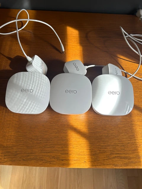 EERO MESH (3RD Generation) Wi-Fi Router/Extender - Pack of 3 $50.00 ...