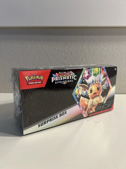 POKEMON PRISMATIC EVOLUTIONS Surprise Box In Hand Ready To Ship $101.15 ...