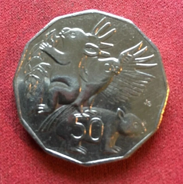 AUSTRALIA 2004 - 50 cent Koala Cockatoo & Wombat BRILLIANT 50c Coin $3. ...