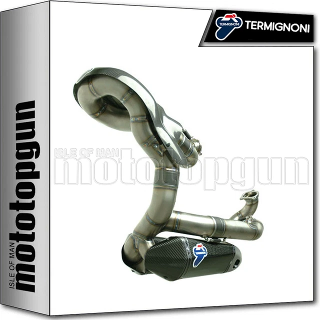 TERMIGNONI FULL SYSTEM Exhaust Titanium-Carbon Race Ducati Panigale ...