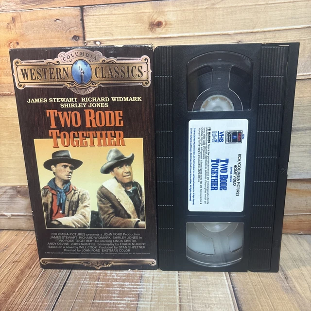 TWO RODE TOGETHER VHS Tape Used western James Stewart $9.95 - PicClick