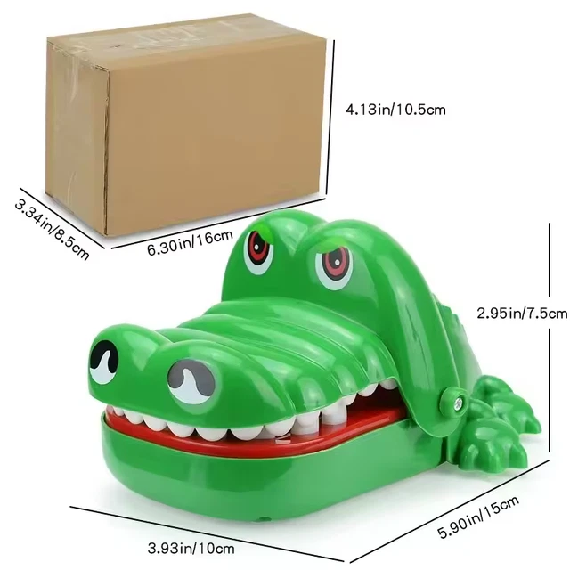 JOUETS DENTS DE crocodile pour enfants, alligator mordant les doigts EUR 13,00 - PicClick FR