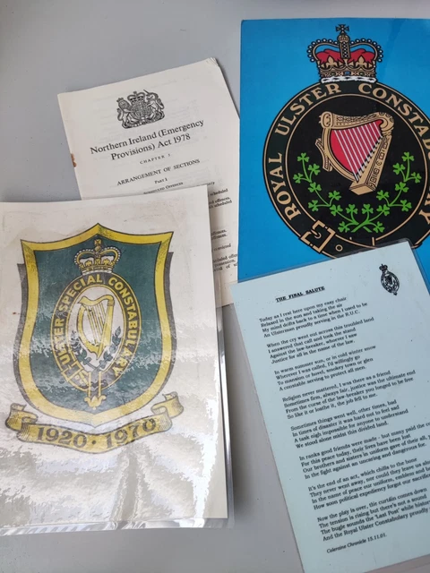 ROYAL ULSTER CONSTABULARY / RUC / B-specials / USC collectables £36.00 ...