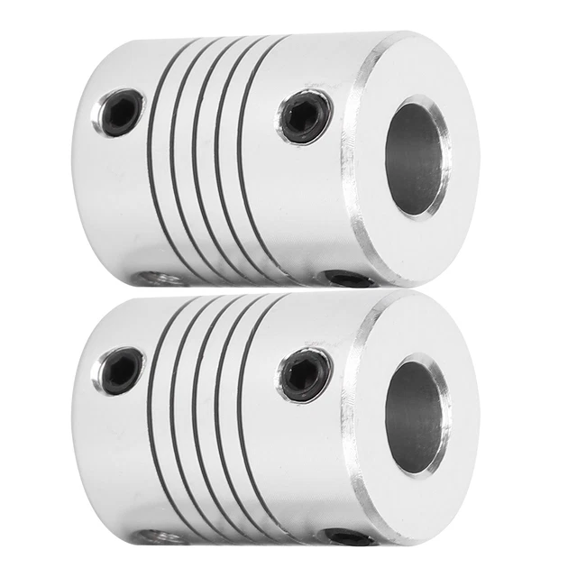 2PCS SHAFT COUPLING Flexible Encoder Coupler Stepper Motor DIY 3D ...