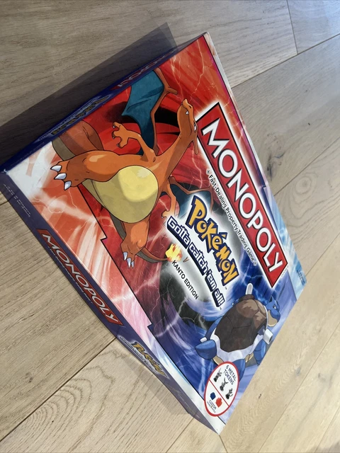 POKEMON MONOPOLY BOARD Game Kanto Edition Gotta Catch Em All Very Good Condition £37.69 ...