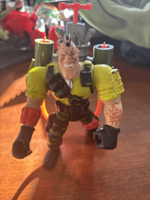 FIGURINE ARTICULÉE VINTAGE Nick Nitro originale 1998 Commando Kenner ...