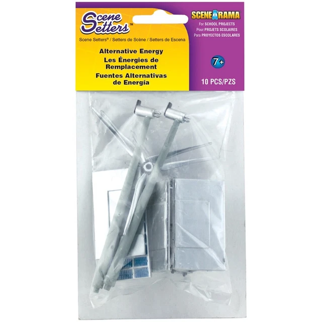 WOODLAND SCENICS SP4448 Scene Setters Alternative Energy Bagged WOOX ...