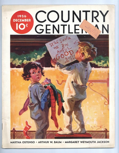 COUNTRY GENTLEMAN MAGAZINE Vol. 106 #12 VG 1936 £17.05 - PicClick UK