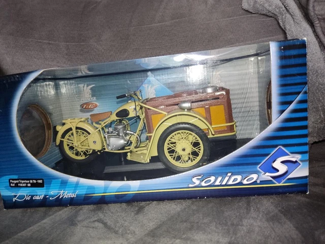 1/10 SOLIDO PRESTIGE 118307-00 Peugeot triporteur 55 TN 1952 marron ... 1/10 SOLIDO PRESTIGE 118307-00 Peugeot triporteur 55 TN 1952 marron ...