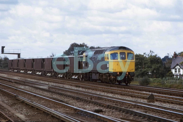 35MM RAILWAY SLIDE of Class 33 33026 @ Farnborough Copyright to Buyer £ ...