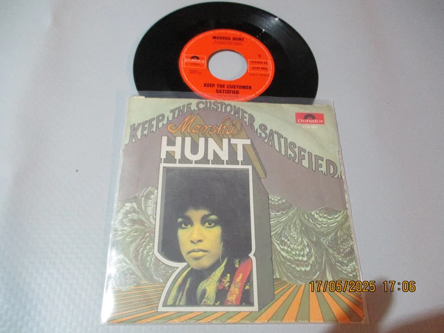 (139) MARSHA HUNT - Keep The Customer Satisfied - 7" Single Vinyl EUR 3 ...