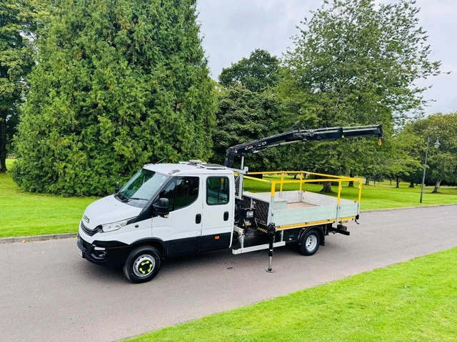 2019 (69) IVECO Daily 70-180 3.0 Dropside Hiab Crane Truck Euro 6 £ ...