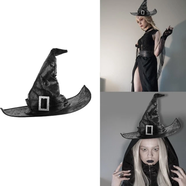HALLOWEEN WITCH HAT for Kids Adults Halloween Party Cosplay Costume ...