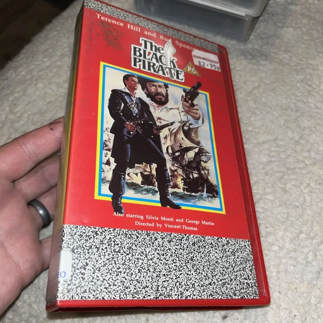 THE BLACK PIRATE VHS 1971 Terence Hill, Bud Spencer, George Martin ...