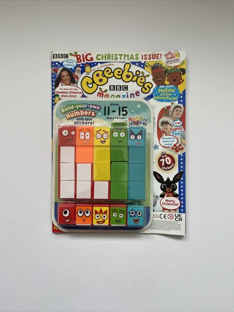 BBC CBEEBIES SPECIAL magazine NUMBER BLOCKS 11-15 Issue 593 Gift ...