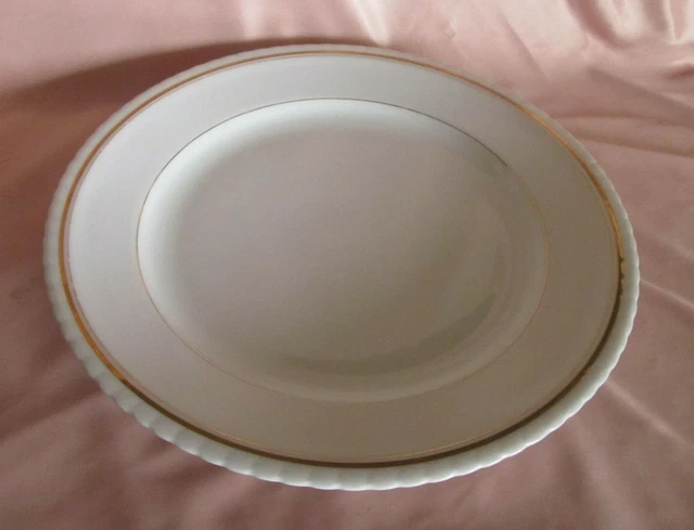 LIMOGES PORCELAIN ROUND Dish White Gold Nets $19.35 - PicClick CA