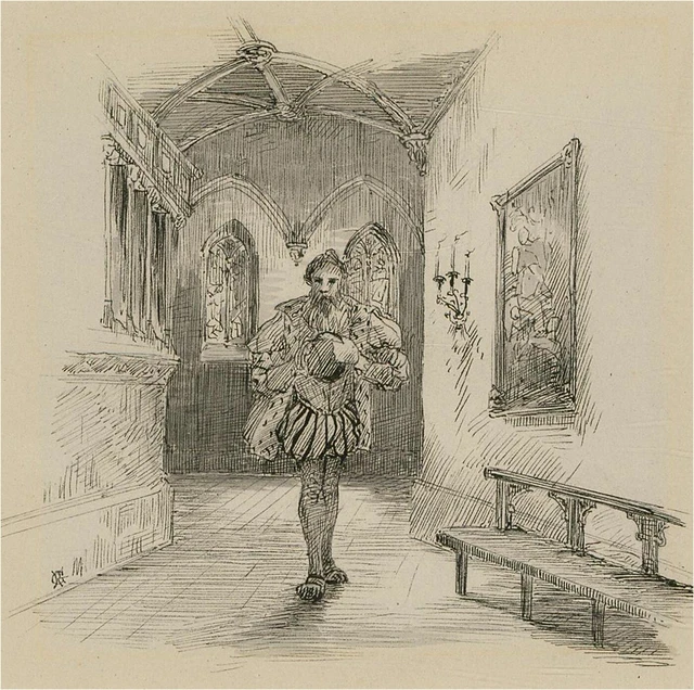 PAUL BARON CARICATURISTE Dessin original a la plume encre de chine fin ...