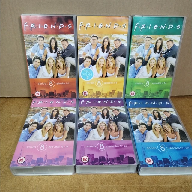 FRIENDS SERIES 8 Vhs Bundle X 6 Episodes 1-23 Tapes Matthew Perry £9.99 ...