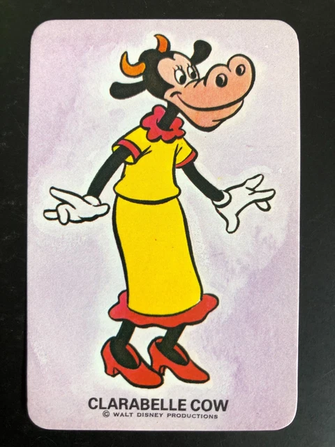 CLARABELLE COW VINTAGE 70s Disney Minnie Mouse Kids Cartoon Newsagent ...