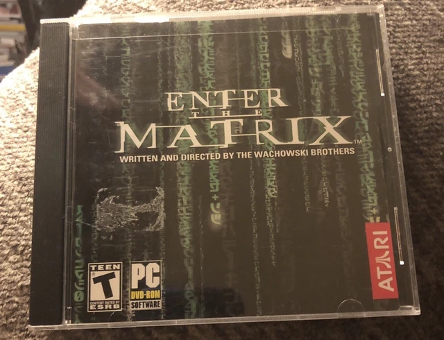 VINTAGE ATARI GAME " Enter The Matrix " Pc Cd Rom Game In Case $9.99 ...