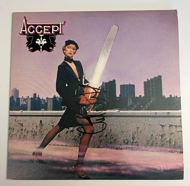 ACCEPT ACCEPT (LP 1979 PVC/Metronome) signed by Udo Dirkschneider ...
