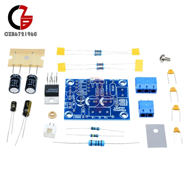 LM1875T 20W MONO Channel Stereo Audio HIFI Amplifier Board Module DIY ...