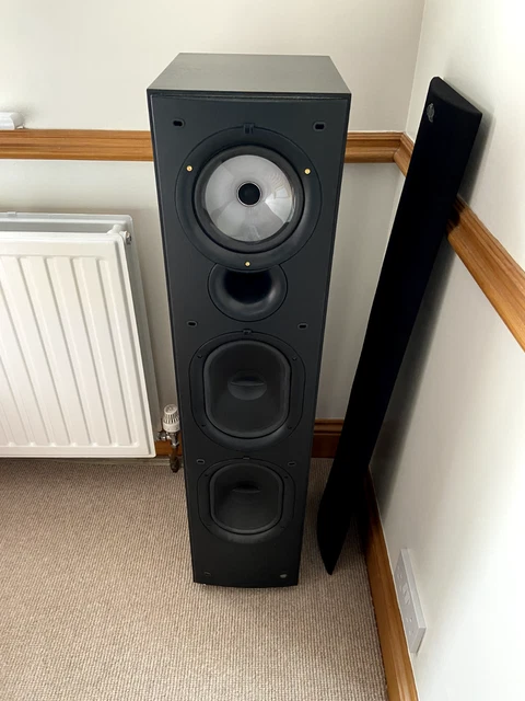 A PAIR OF kef speakers, Q75, Floor standing, Bi-Wireable, black £249.00 ...