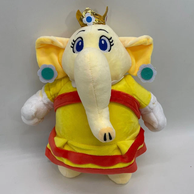SUPER MARIO BROS. Wonder Elephant Princess Daisy Plush Soft Toy Doll ...