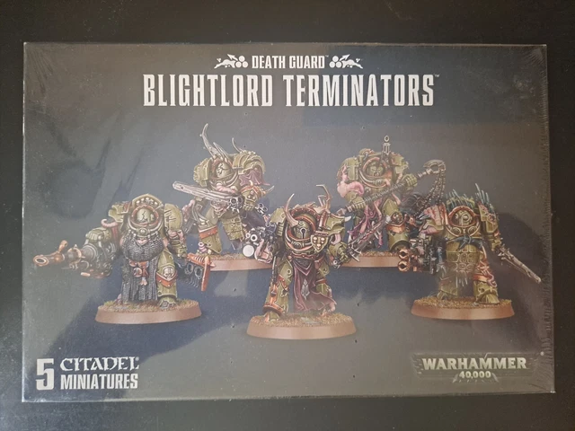 GAMES WORKSHOP WARHAMMER 40K Death Guard Blightlord Terminators ...