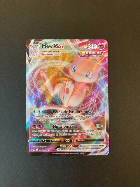 CARTE POKÉMON MEW Vmax 114/264 - EB08 Poing de Fusion FR EUR 19,90 - PicClick FR