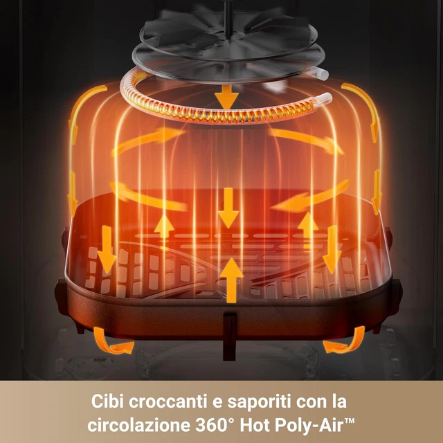 FD10 PRO FRIGGITRICE Ad Aria, Friggitrice Senza Olio per Una Rapida ...
