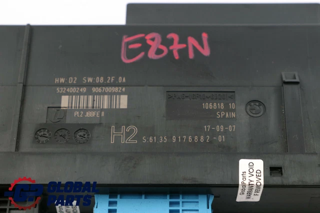 BMW E87 LCI Body Control Module Junction Box H2 Steuergeraet 9176882 ...