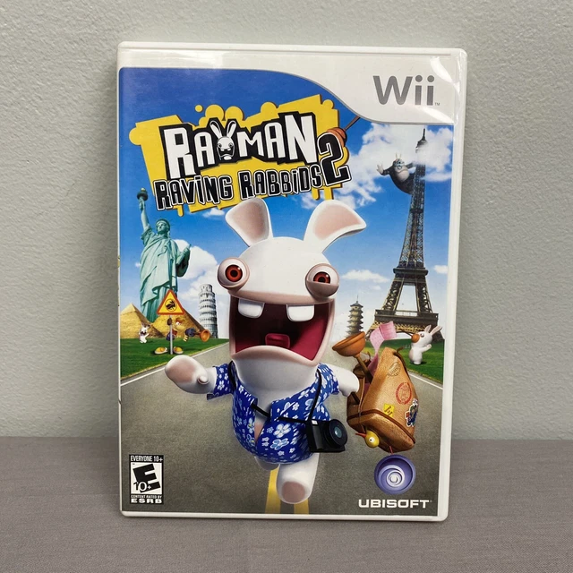 RAYMAN RAVING RABBIDS 2 (Nintendo Wii, 2007) Complete CIB w/ Manual ...