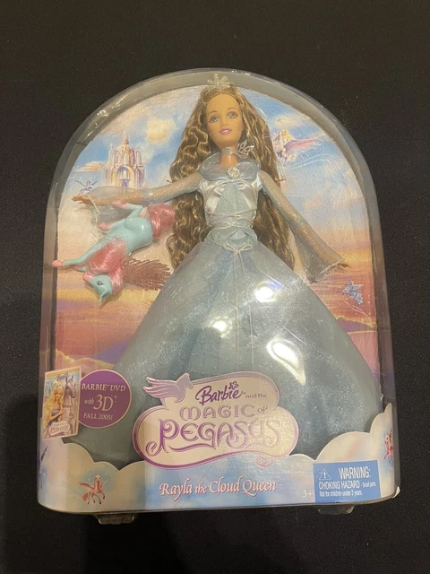BARBIE MAGIC OF Pegasus Ray Queen Doll Mattel with Pegasus Figure New ...